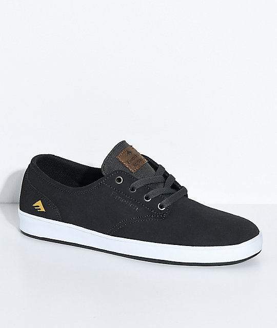 Emerica Romero Laced Dark Grey & White Suede Skate Shoes | Zumiez Emerica Romero Laced Dark Grey & White Suede Skate Shoes | Zumiez