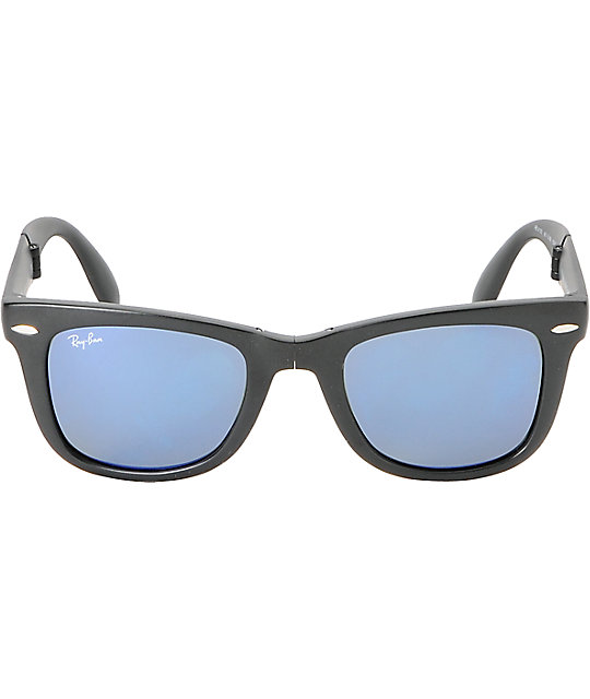Ray-Ban Folding Wayfarer Matte Black Sunglasses | Zumiez Ray-Ban Folding Wayfarer Matte Black Sunglasses | Zumiez