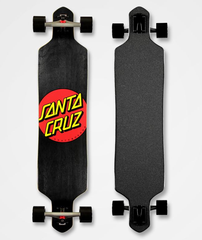 Santa Cruz Classic Dot 41" Drop Through Longboard Complete - Santa Cruz ...