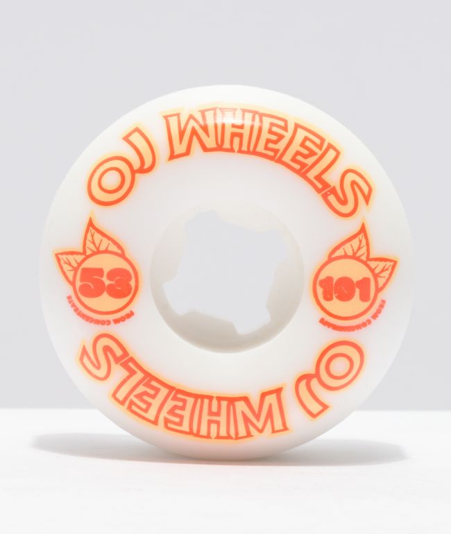 OJ From Concentrate 53mm 101a Orange Skateboard Wheels