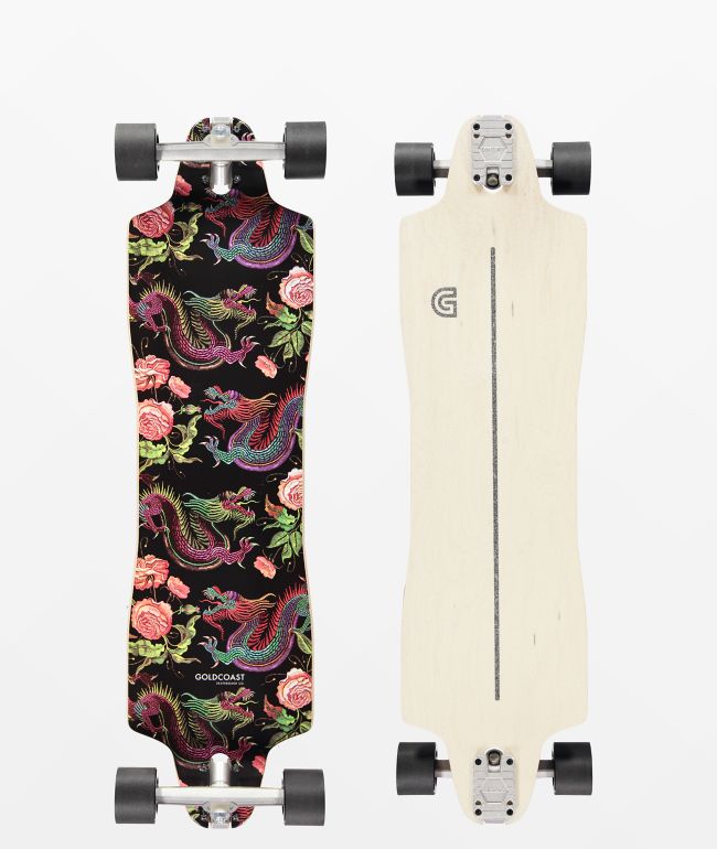 Gold Coast Threads 36" Drop Through Longboard Complete | Zumiez