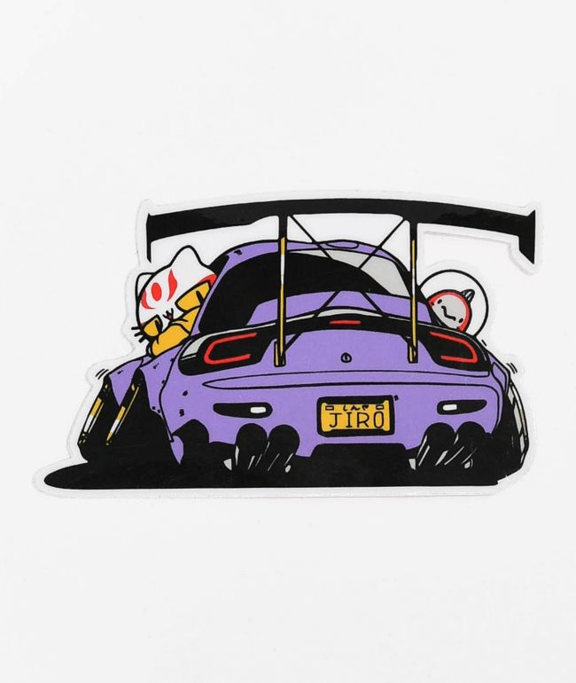 Primitive x Naruto Combat Blue Sticker | Zumiez