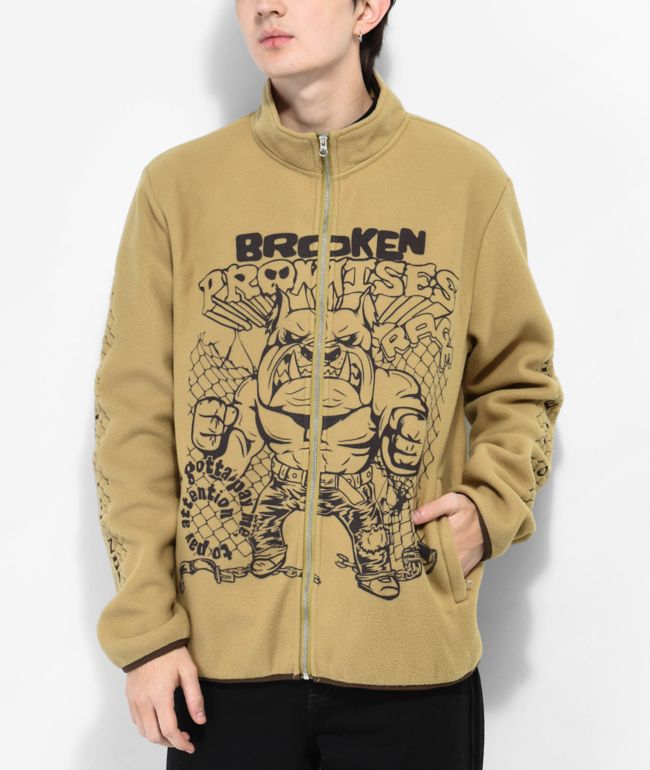 Broken Promises Poetry Brown Work Jacket | Zumiez