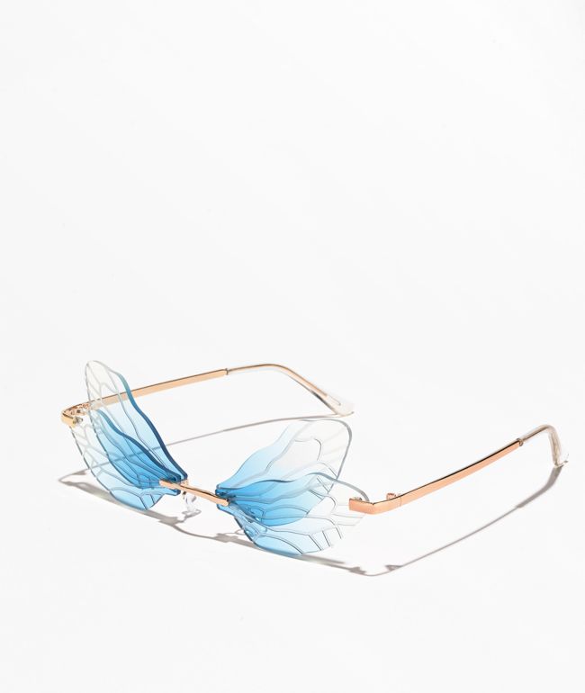 Laugh Wing Iridescent Sunglasses | Zumiez