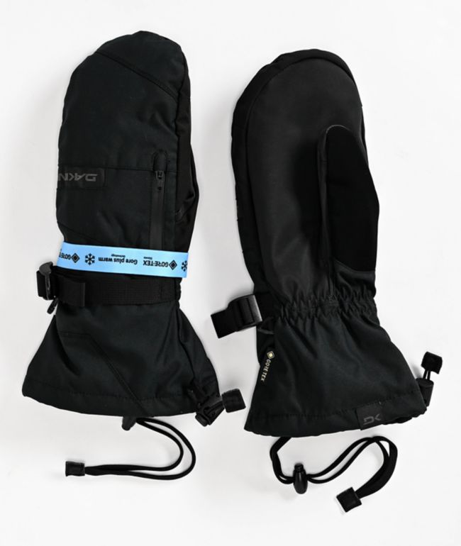 686 Linear GORE-TEX Black Snowboard Mittens | Zumiez