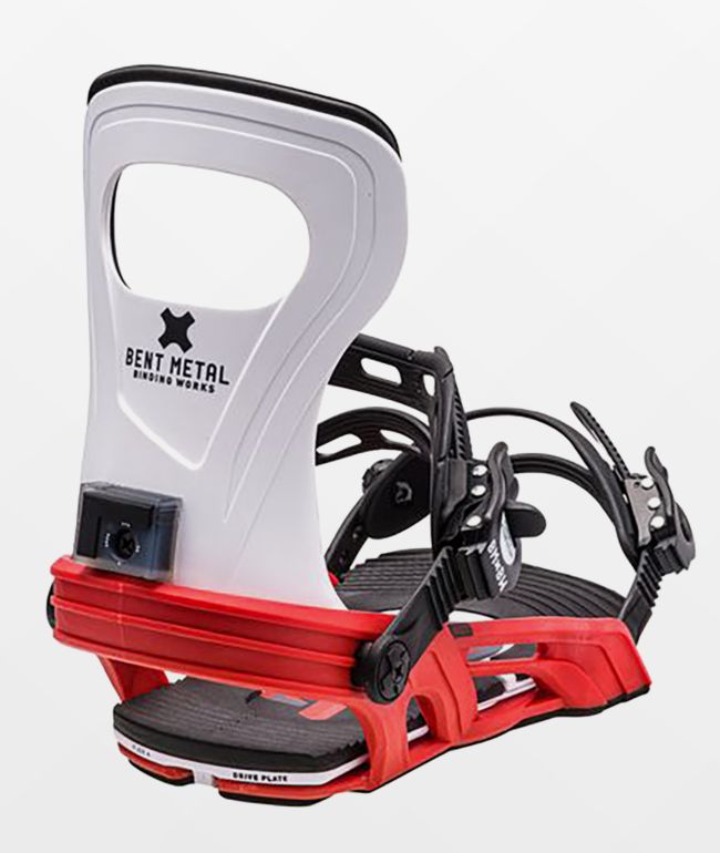 Bent Metal Bolt Red Snowboard Bindings 2024 - Bent Metal