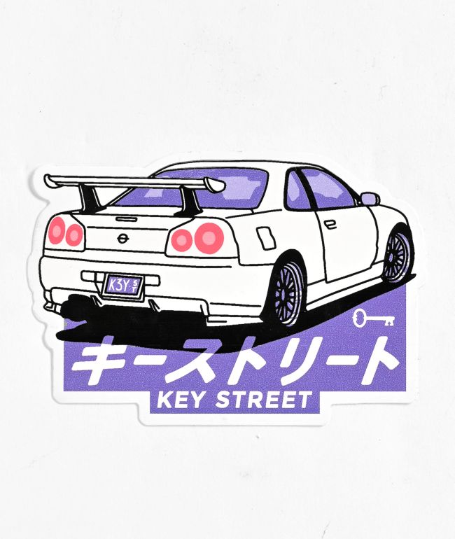 Key Street Kaiten Sticker | Zumiez