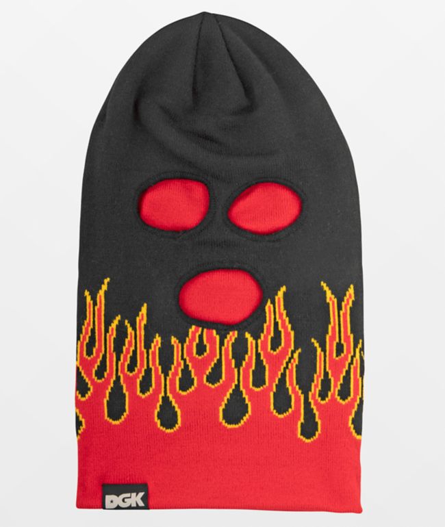 DGK Blaze Black & Red Balaclava - DGK