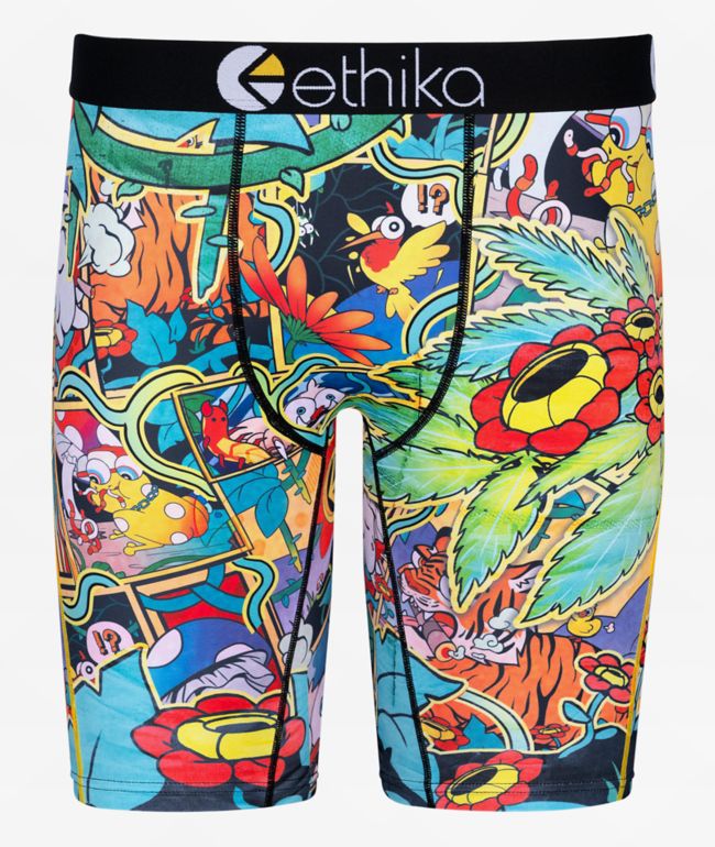 Ethika Bomber Fam Wall Blue Boxer Briefs | Zumiez