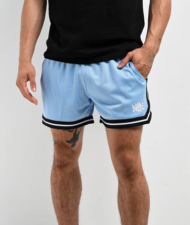 Empyre Bounce Blue Mesh Shorts - Empyre