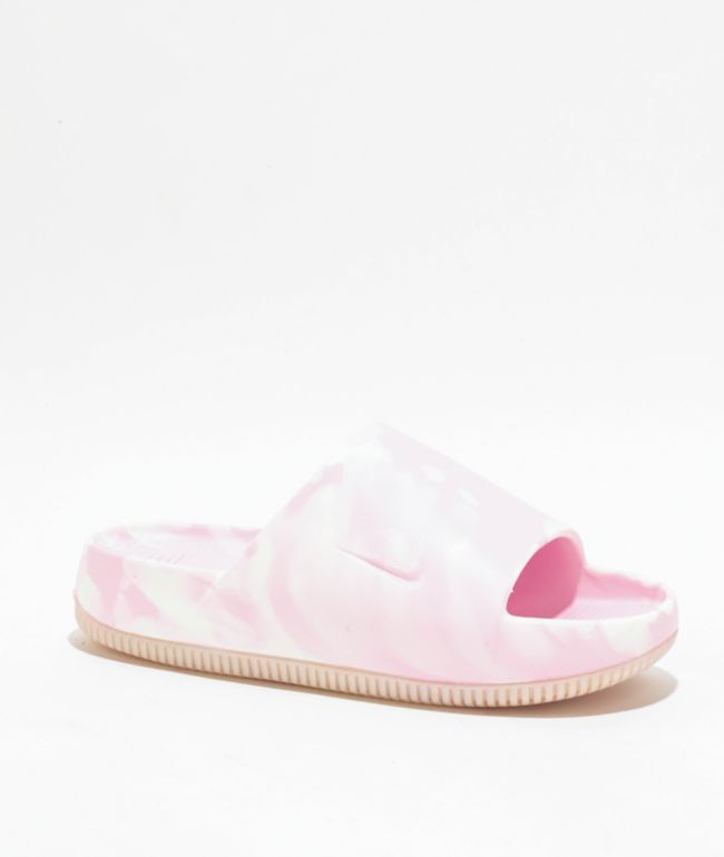 Nike Calm SE Picante Red Slide Sandals | Zumiez