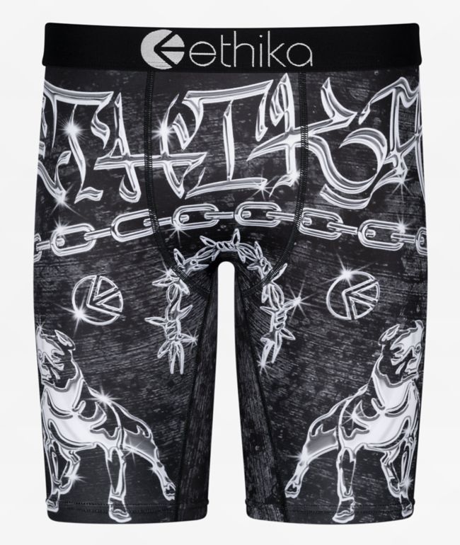 Affliction Phantom Fire Black Boxer Briefs | Zumiez