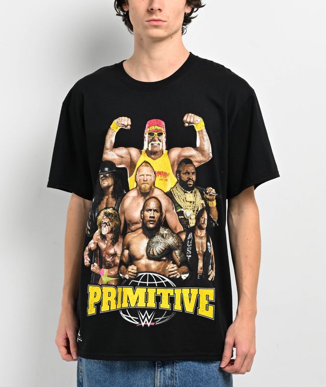 Primitive x WWE Kids Mania Black T-Shirt | Zumiez