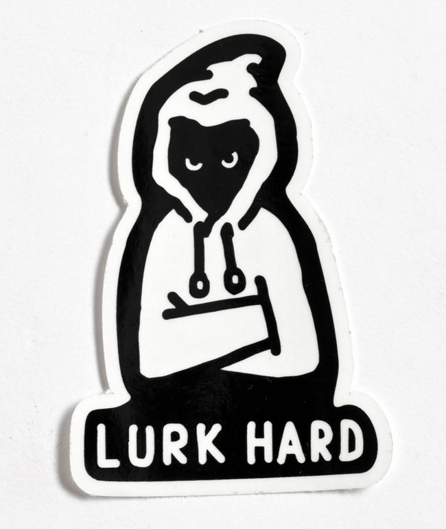 Lurking Class by Sketchy Tank Lurker Icon Sticker | Zumiez