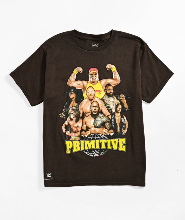 Primitive x WWE Mania Gold Sticker | Zumiez
