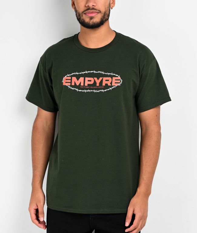 Empyre Barbwire Logo Brown Hoodie | Zumiez