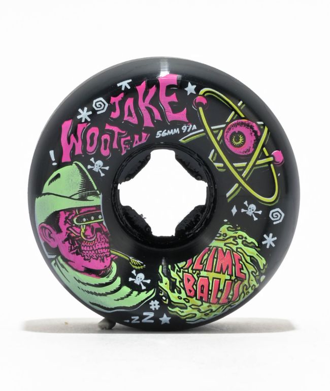 Slime Balls Alien Mini OG 54.5mm 78a Black Skateboard Wheels | Zumiez