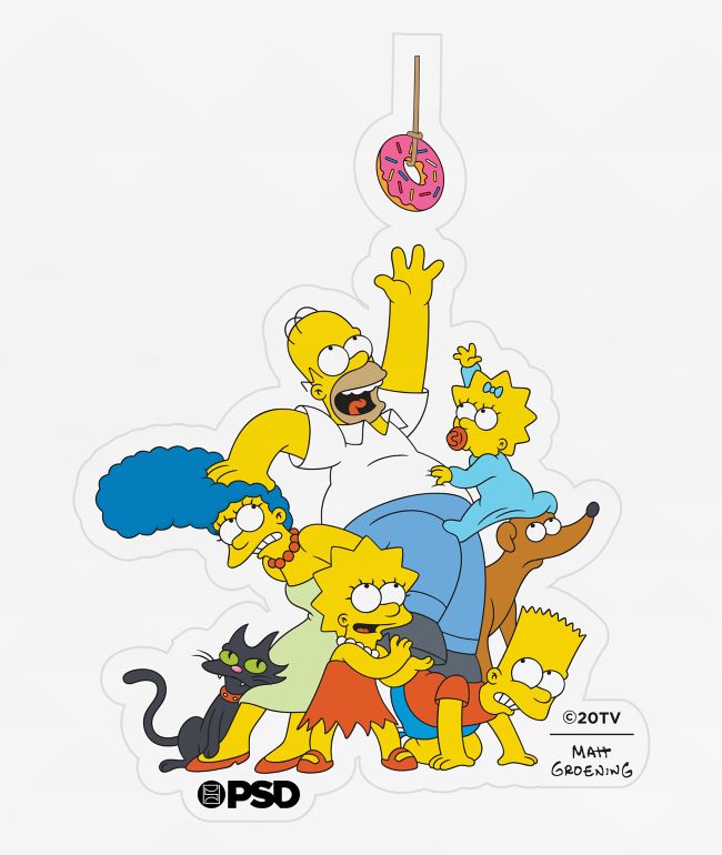 PSD x The Simpsons Duff Man Sticker | Zumiez