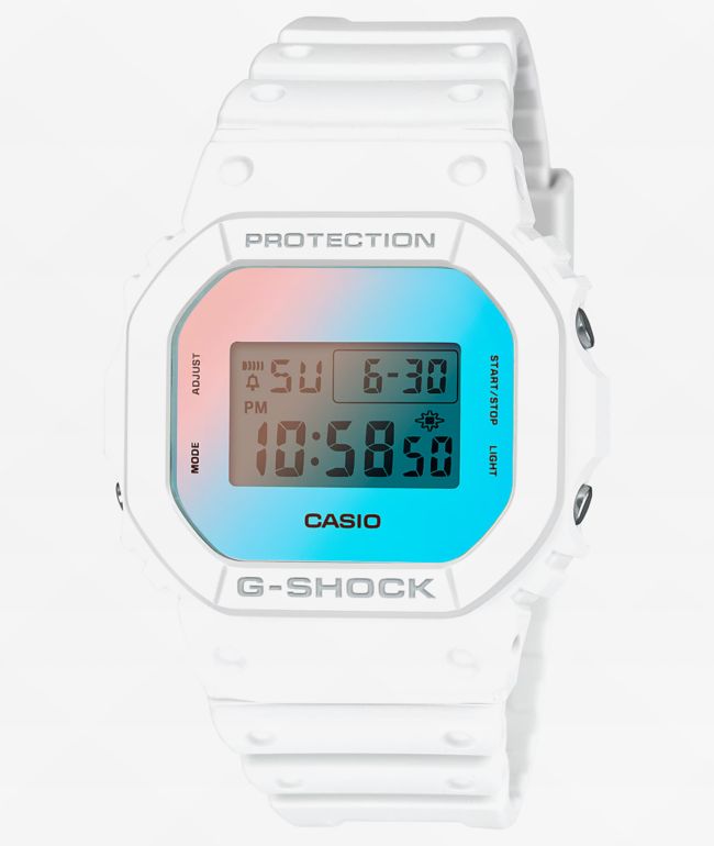 G-Shock GDB500-7 White Bluetooth Digital Watch | Zumiez