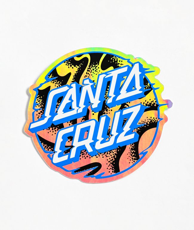 Santa Cruz Wave Dot Sticker | Zumiez