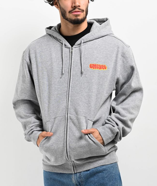 Empyre Skate Graffiti Logo Grey Hoodie - Empyre