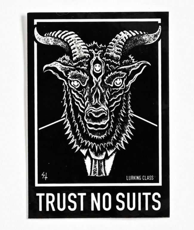 Lurking Class DWMD Black Sticker | Zumiez