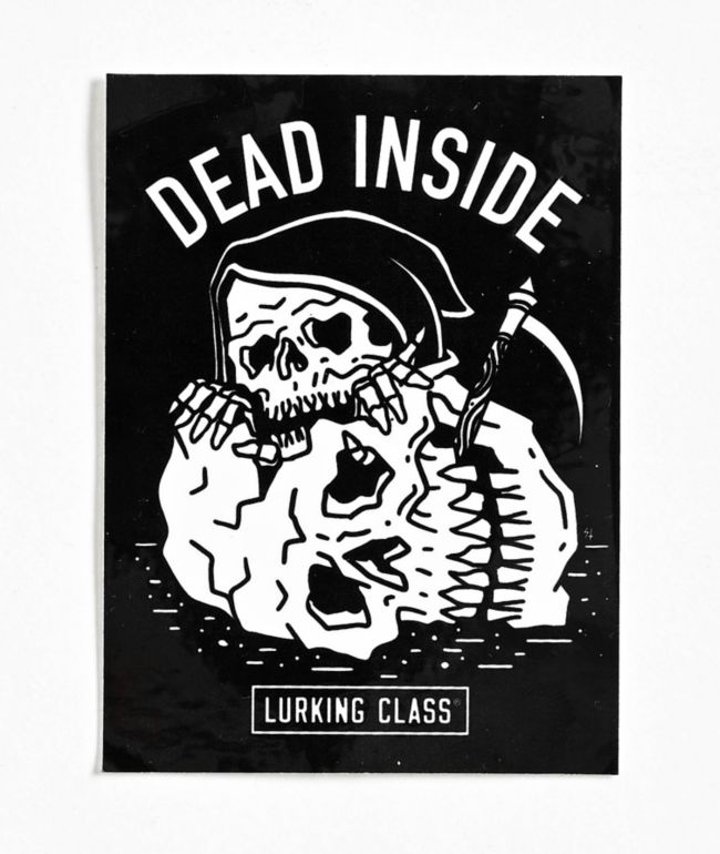 Lurking Class Peeking White Sticker | Zumiez