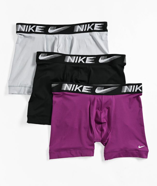 Nike Kids Dri-FIT Essential Micro Pink & Black 2-Pack Boxer Briefs | Zumiez