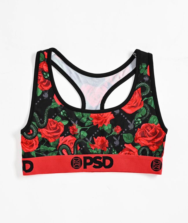PSD x Playboy Racing Sports Bra | Zumiez