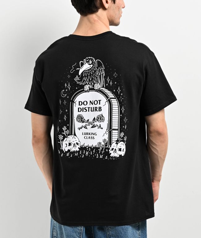 Lurking Class by Sketchy Tank Do Not Disturb Black T-Shirt | Zumiez