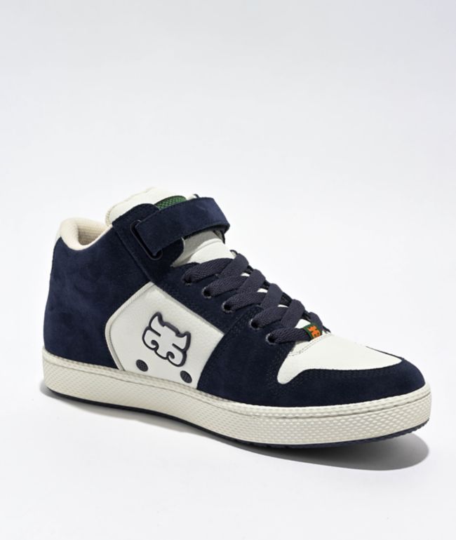 Ipath Grasshopper Navy & White Skate Shoes - Ipath