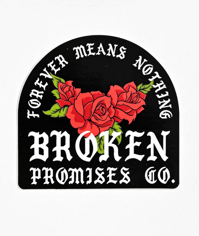 Broken Promises Hellcat Sticker | Zumiez