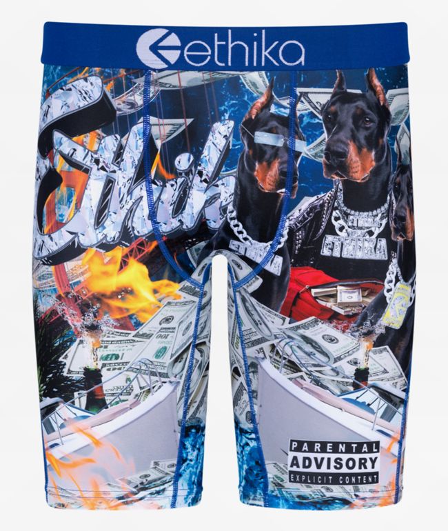 Ethika El Fuego Blue Boxer Briefs