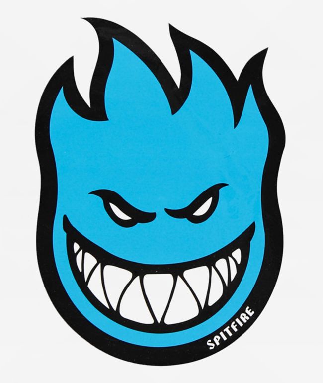 Spitfire Fireball Horror Bighead Sticker | Zumiez