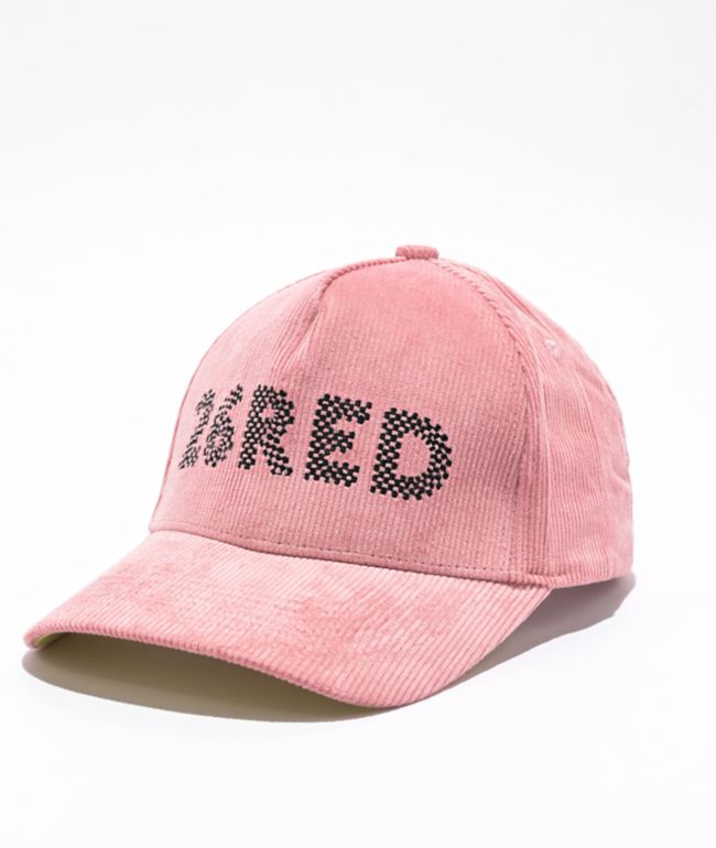26 Red Lighter Corduroy Dusty Pink Snapback Hat - Twenty Six Red