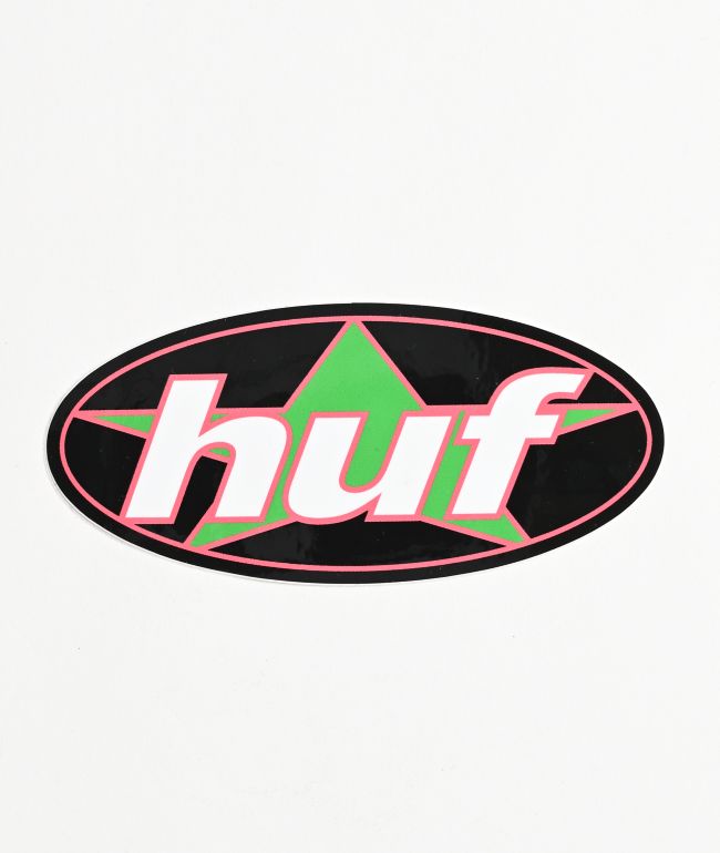 HUF H Star Sticker | Zumiez