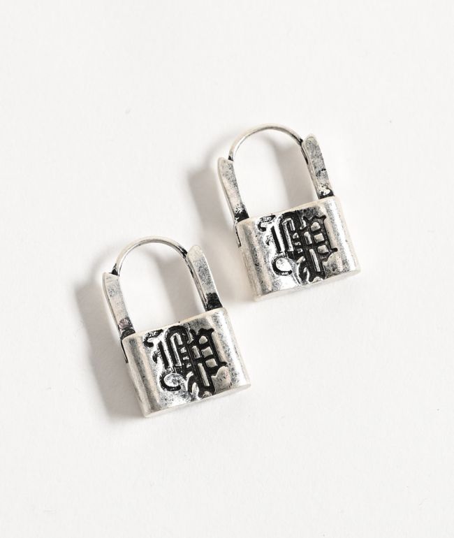 Personal Fears Studd Chain Silver Earrings | Zumiez