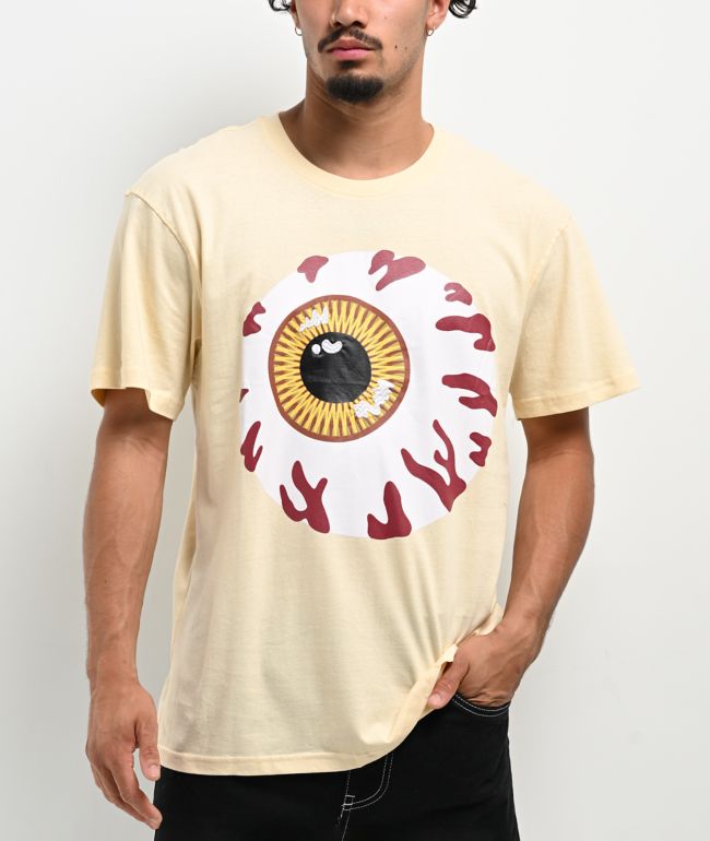 Mishka Large Eyeball Natural T-Shirt - Mishka