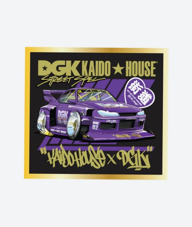 DGK x Kaido House Street Spec Sticker | Zumiez