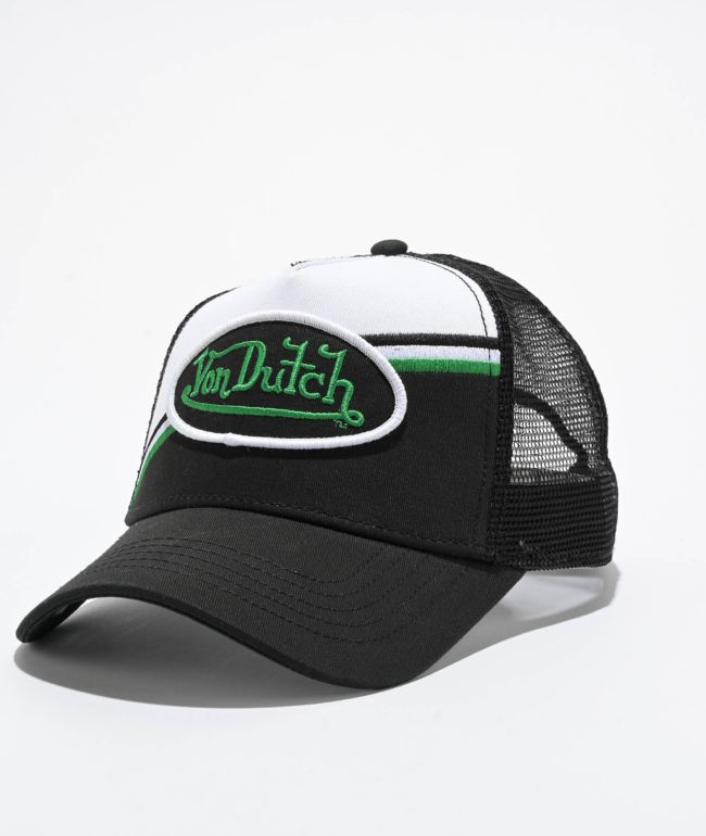 Von Dutch Black & White Trucker Hat | Zumiez