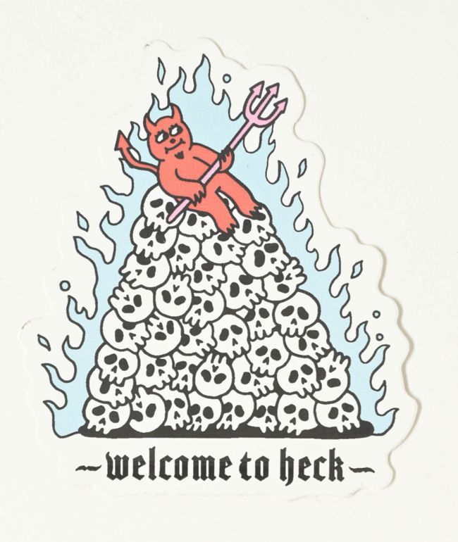 A.LAB Welcome To Heck Sticker - A.LAB