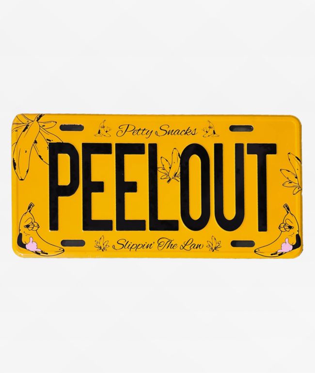 Petty Snacks Hotbox License Plate | Zumiez