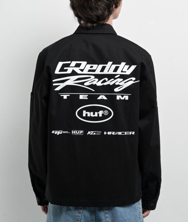 HUF x GReddy Drift Black Hoodie | Zumiez