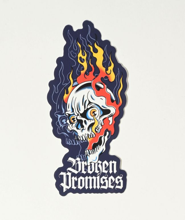 Broken Promises Hellcat Sticker | Zumiez
