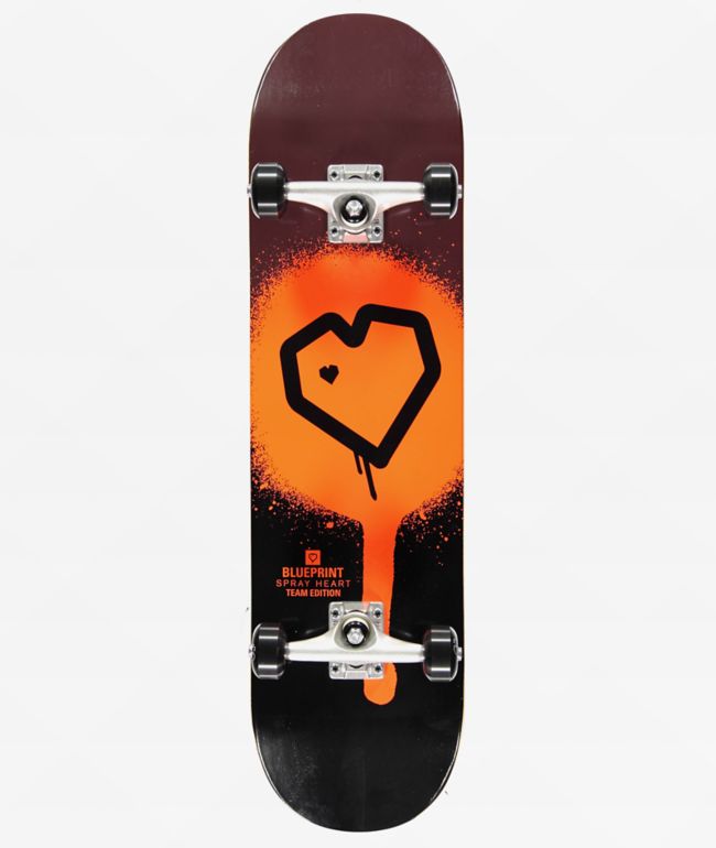 Blueprint Home Heart 8.5" Skateboard Complete | Zumiez
