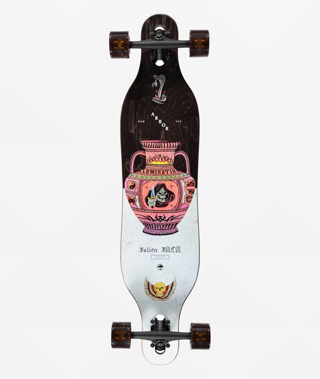 Arbor Bamboo Axis II 40" Drop Through Longboard Complete | Zumiez
