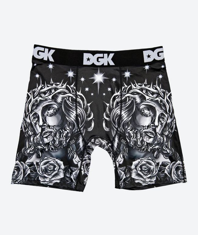 Affliction Phantom Fire Black Boxer Briefs | Zumiez