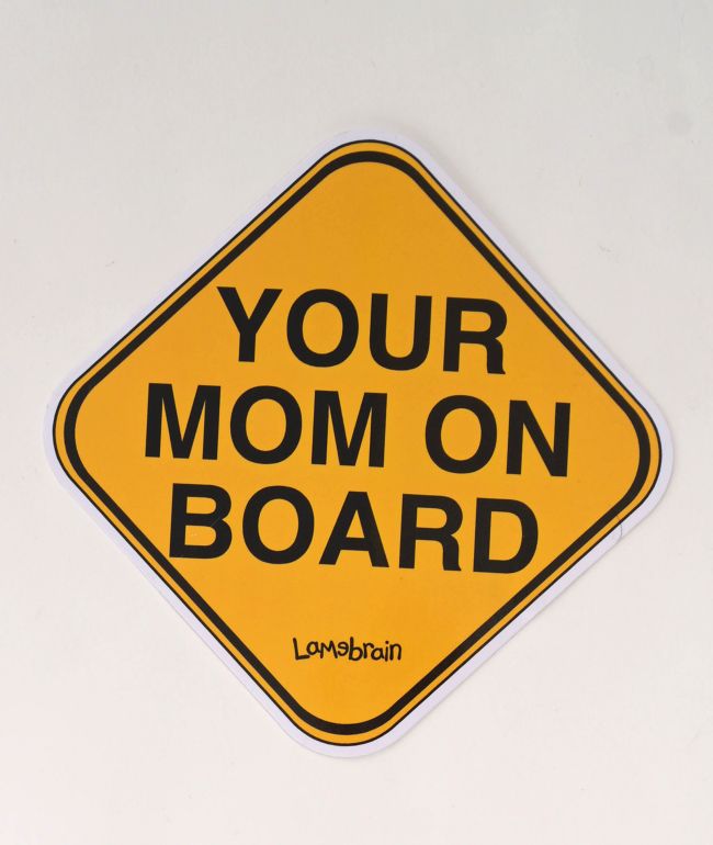 Lamebrain Friendly Mom Sticker | Zumiez
