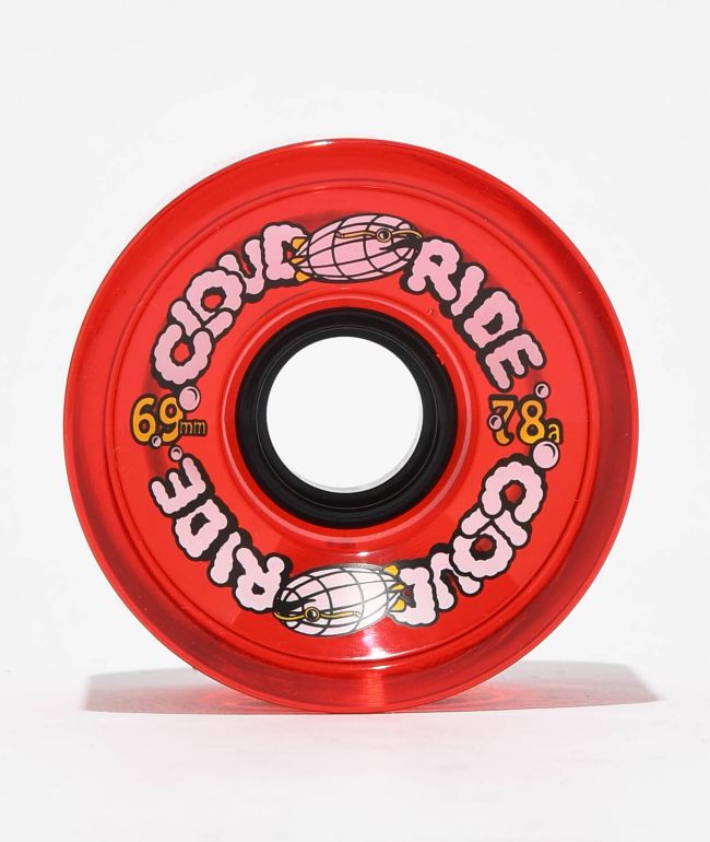 Cloud Ride Clear Pink 69mm 78a Cruiser Wheels | Zumiez