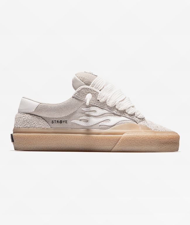 Straye Logan Puff Whiteout Skate Shoes | Zumiez